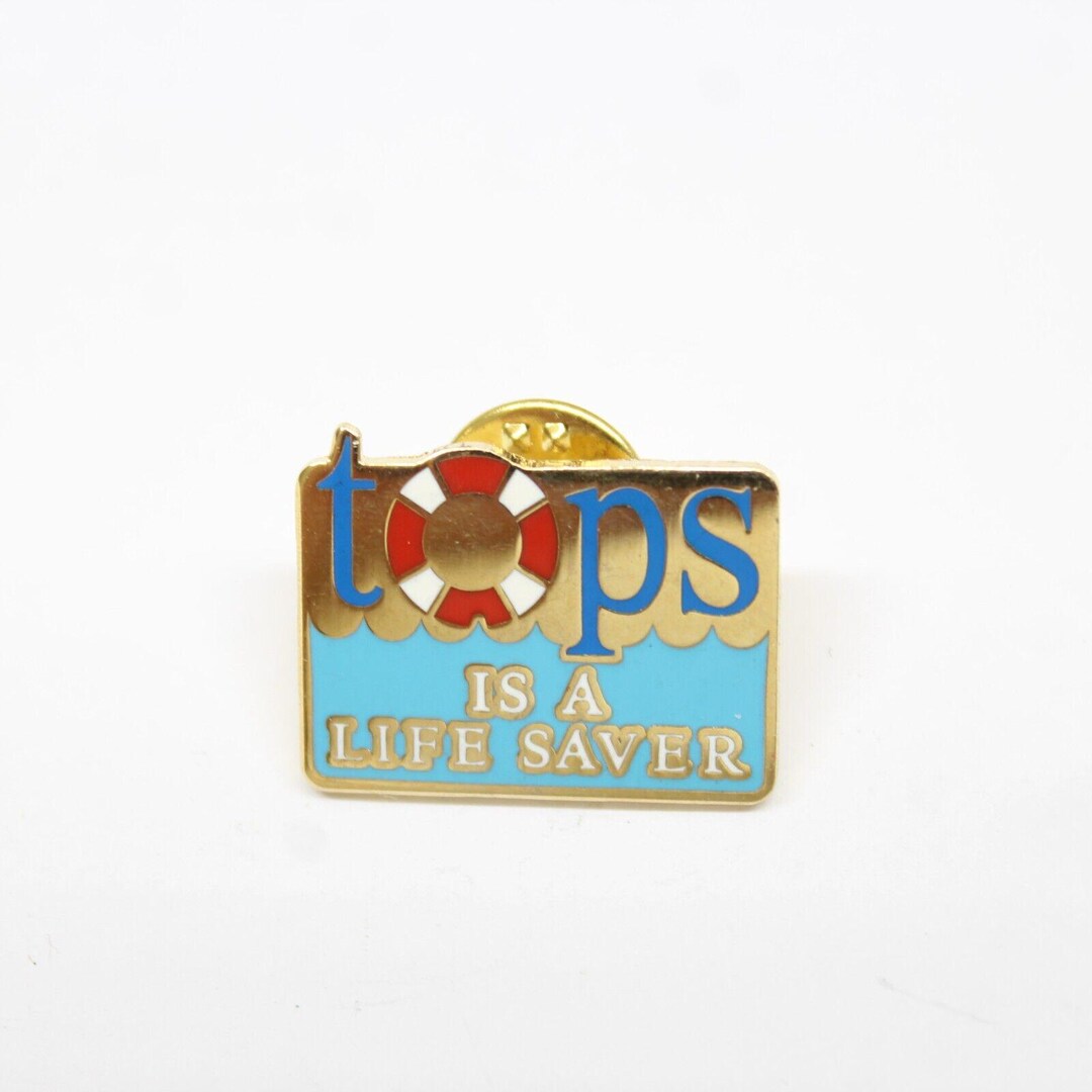 TOPS is a Life Saver Pin Lapel Enamel Collectible - Etsy