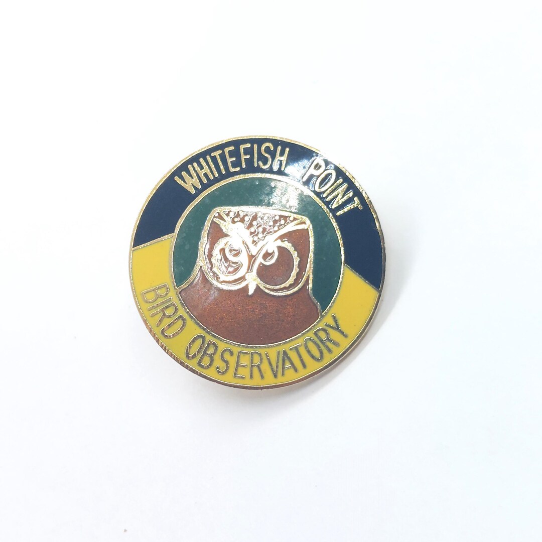 Whitefish Point Bird Observatory Pin Lapel Enamel Collectible Vintage ...