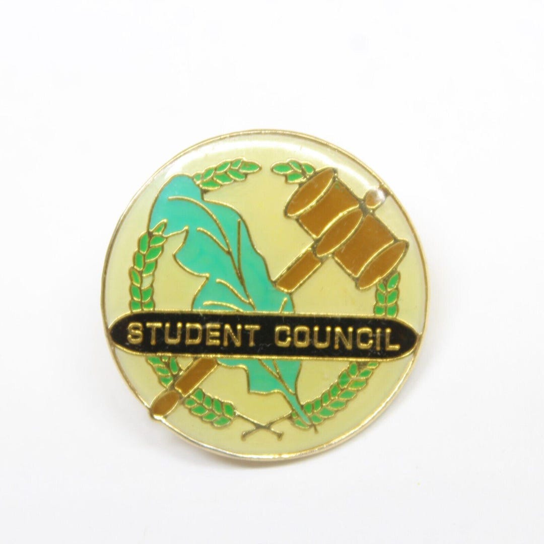 Student Council Pin Lapel Enamel Collectible High School - Etsy