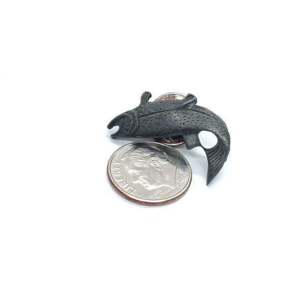 Leaping Trout Pin Fish Bass Fishing Angler Sportsman … - Gem