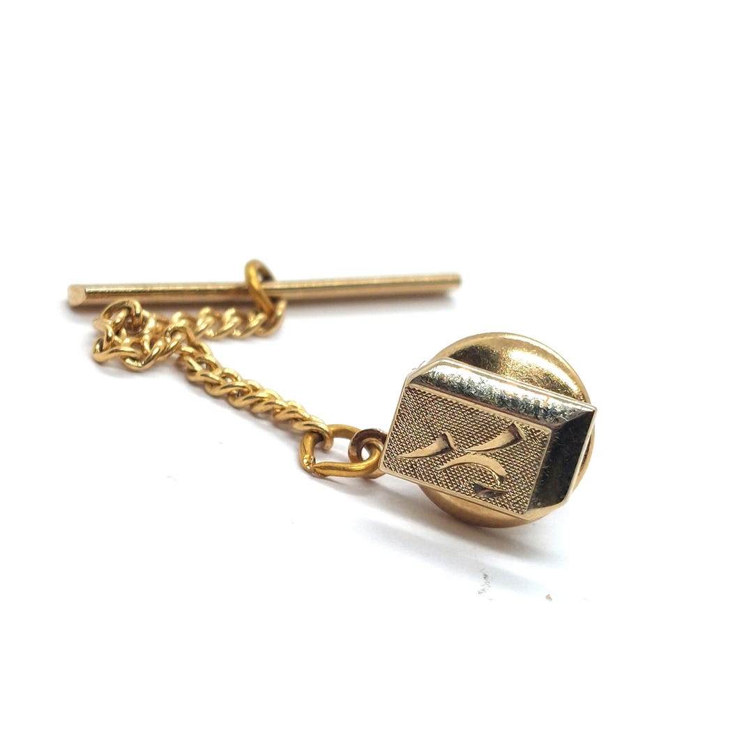 Swank Pin Vintage Gold Tone Classic Menswear Fashion Retro Costume ...