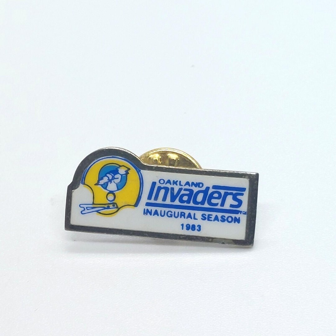 Oakland Invaders Inaugural Season 1983 Pin Lapel Enamel USFL Football ...