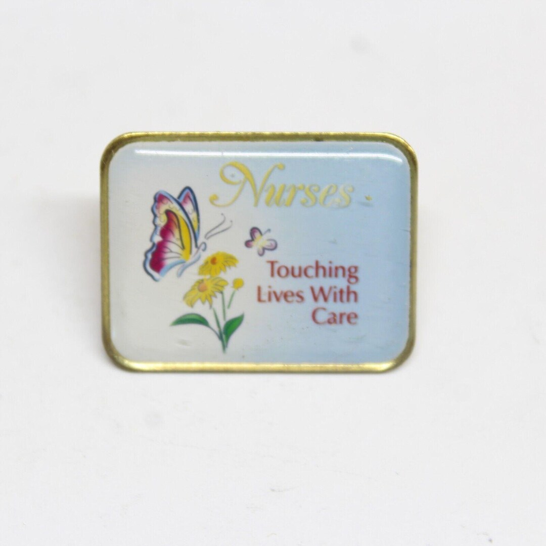 Nurses Touching Lives With Care Pin Lapel Enamel Collectible - Etsy