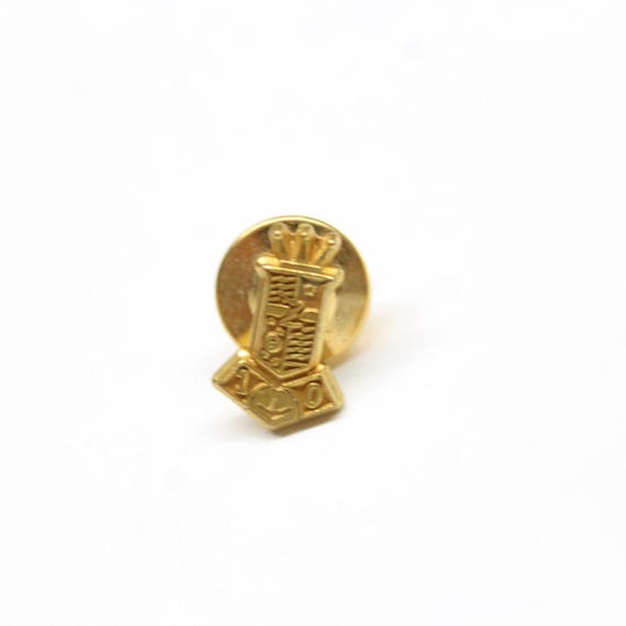 Zenith Radio Crown Logo Pin 10 Years Employee Award L… - Gem