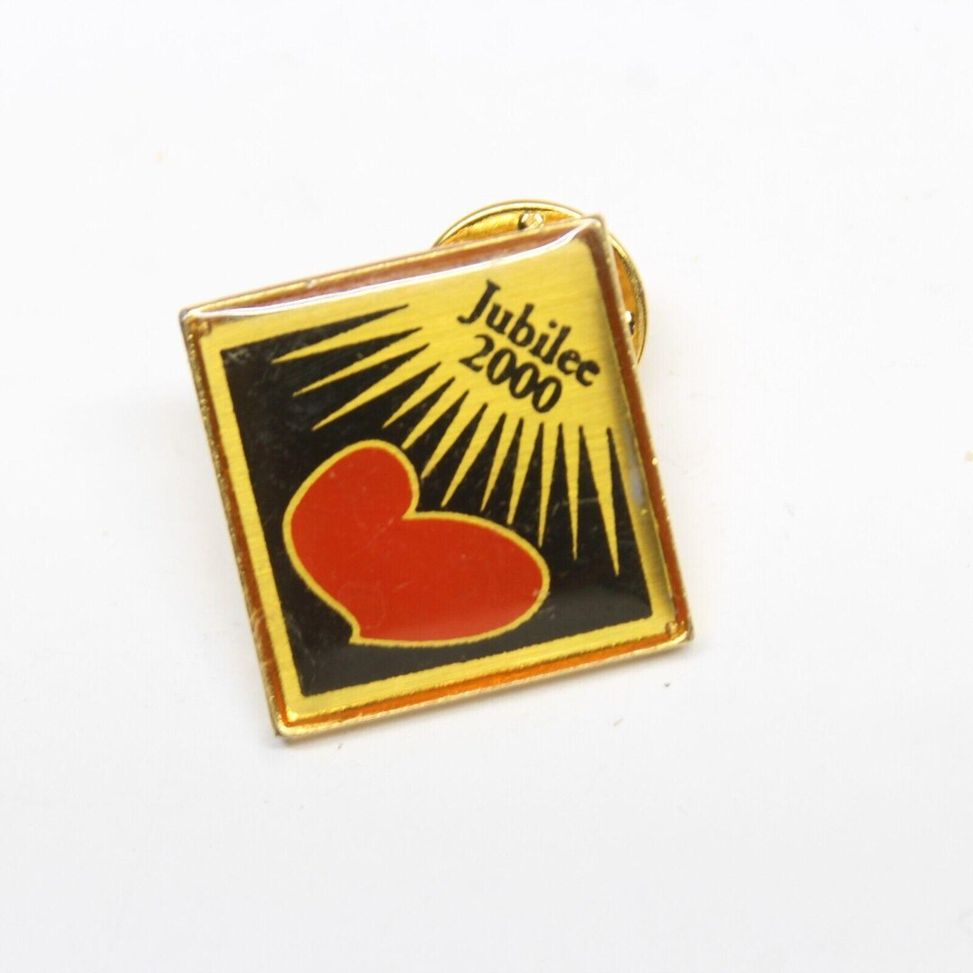 Jubilee 2000 Heart Pin Lapel Enamel Collectible Religious - Etsy