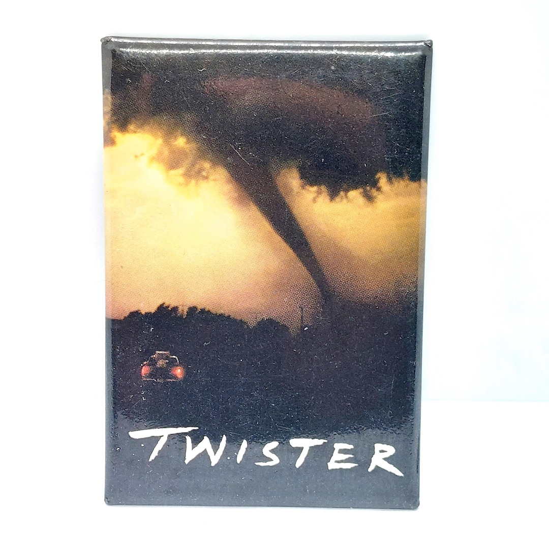 Twister Movie Promo Film Button Pin Tornado Scene Vintage Cinema - Etsy