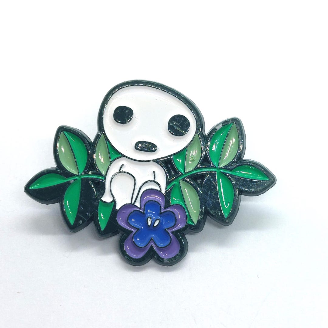Princess Mononoke Kodama Tree Pin Studio Ghibli Enamel 1997 Official - Etsy