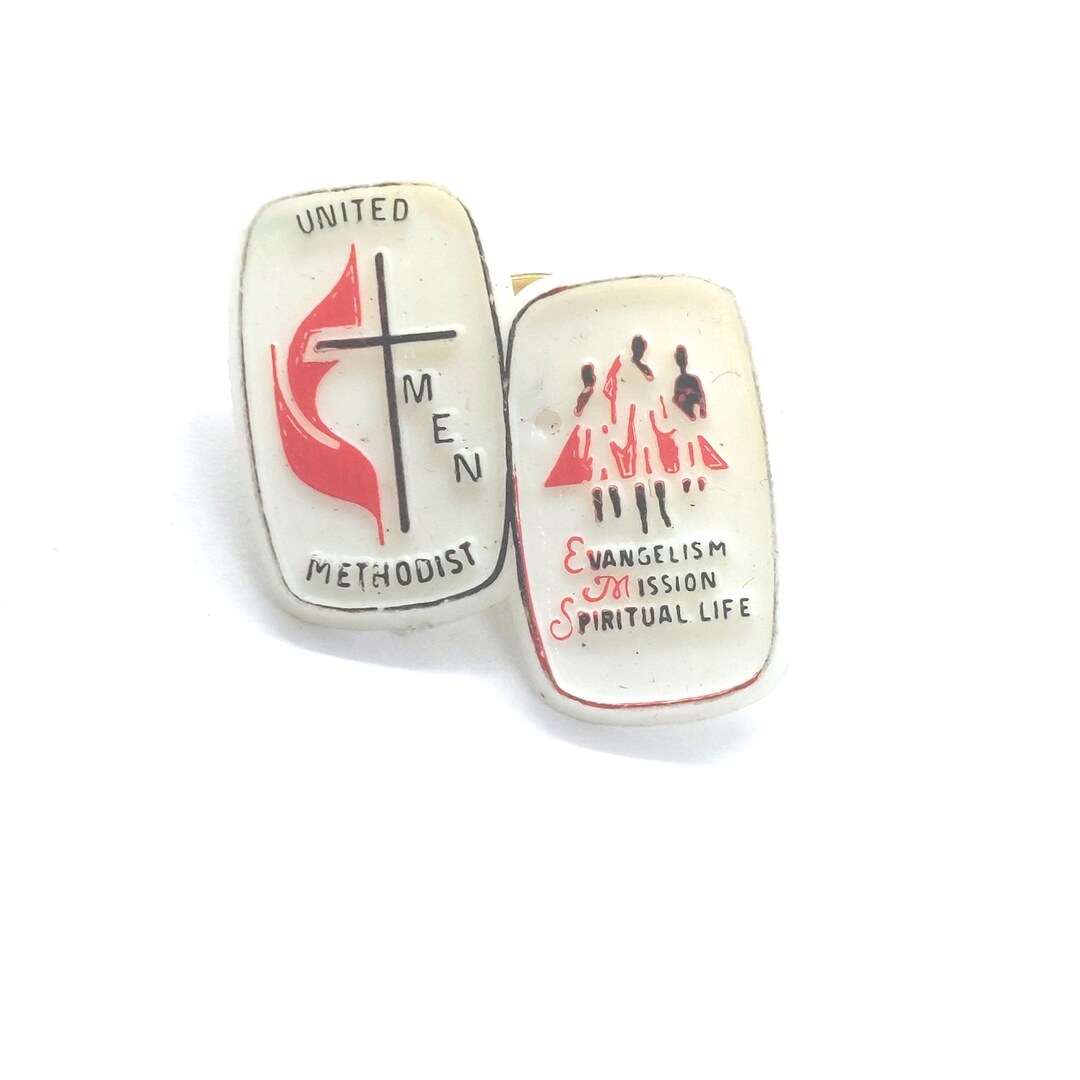 United Methodist Men Evangelism Mission Spiritual Life Church Lapel Pin ...