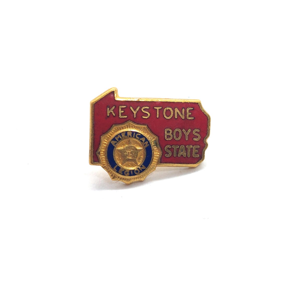 Keystone Boys State American Legion Pennsylvania Vintage Pin - Etsy