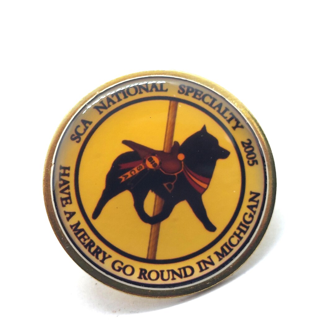 SCA National Specialty Pin 2005 Michigan Carousel Dog Merry Go Round ...