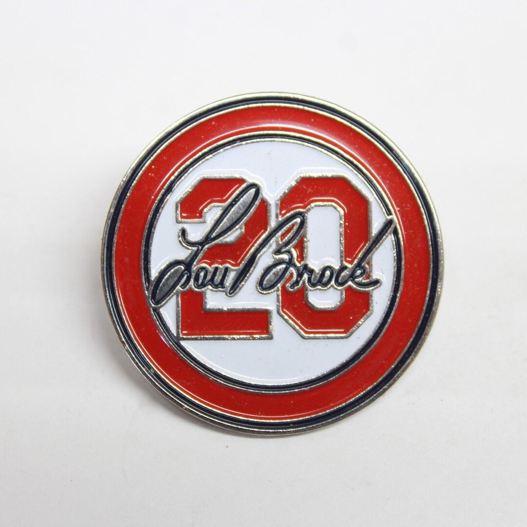 St. Louis Cardinals 20 Lou Brock Pin Lapel Enamel Collectible - Etsy