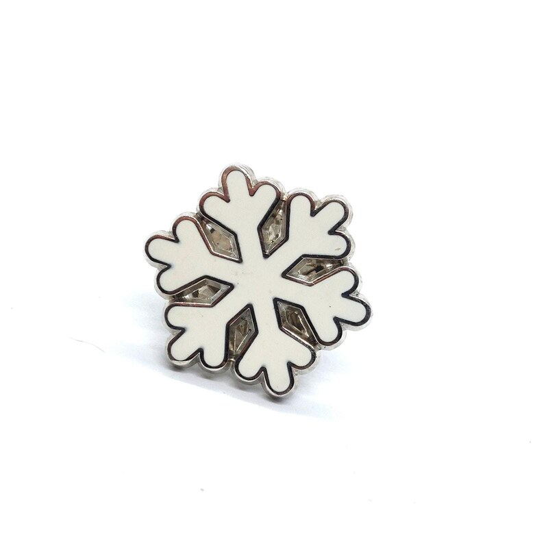 Snowflake Pin - Etsy UK