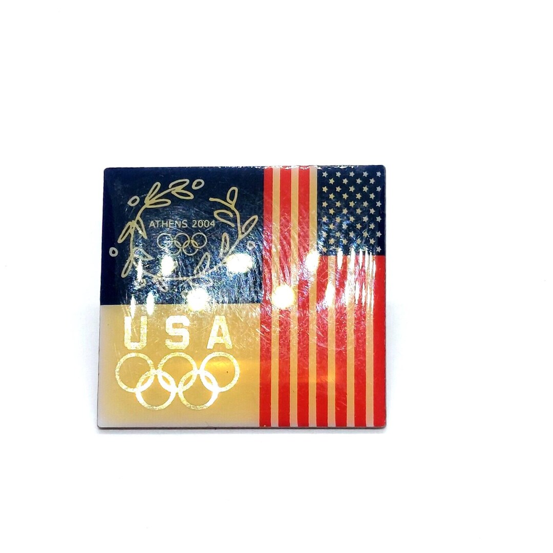 Athens 2004 Olympics USA Flag Pin Lapel Enamel Collectible - Etsy