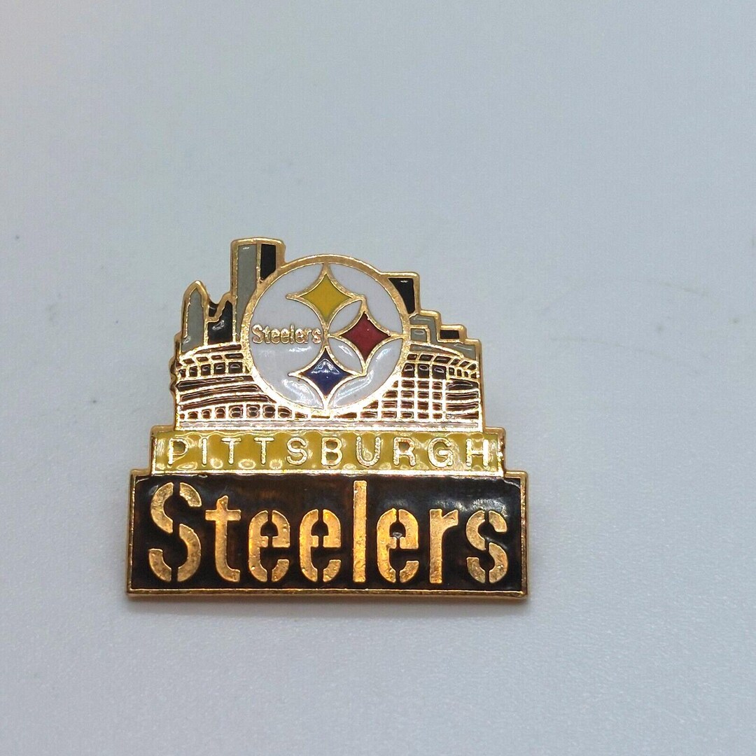 Pittsburgh Steelers Pin Stadium Vintage 1989 Lapel Enamel Collectible ...