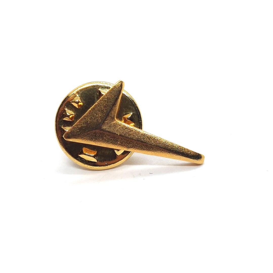 Vintage Quality Check Mark Pin Lapel Gold Tone Collectible - Etsy