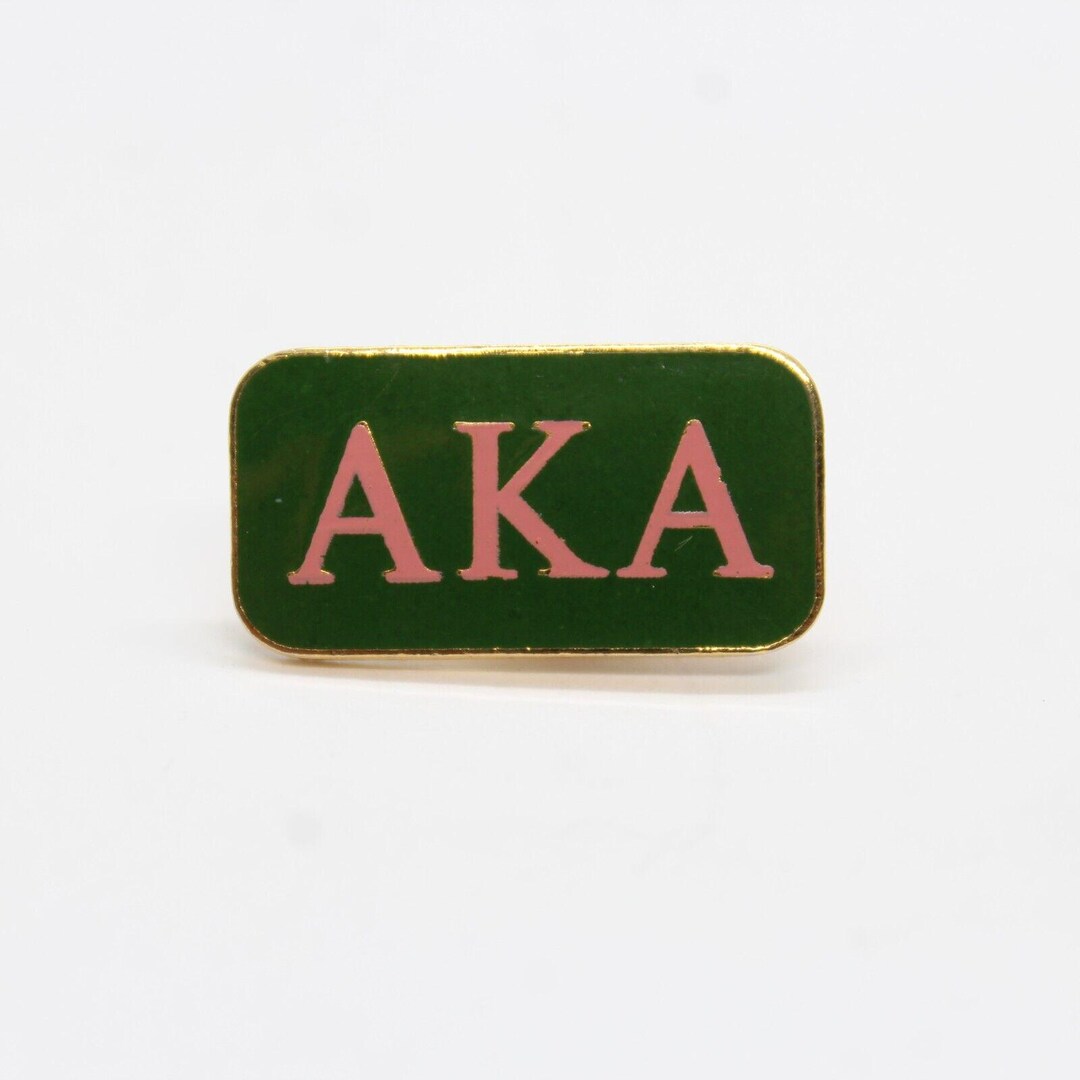 Green AKA Sorority Pin Alpha Kappa Alpha Gold Tone Lapel Enamel - Etsy