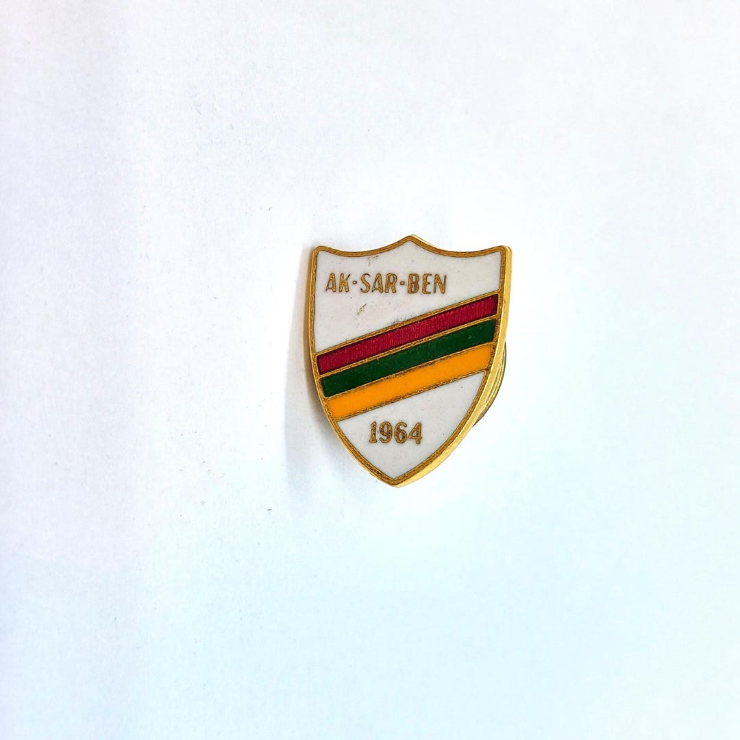 AK-SAR-BEN 1964 Membership Pin Omaha Nebraska Horse Lapel Enamel ...