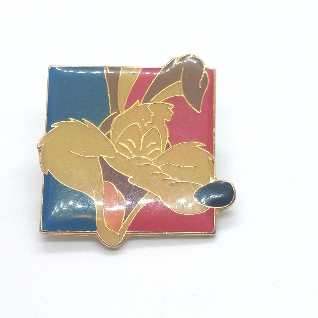 Wile E. Coyote Pin Looney Tunes Lapel Enamel Collectible 1993 - Etsy