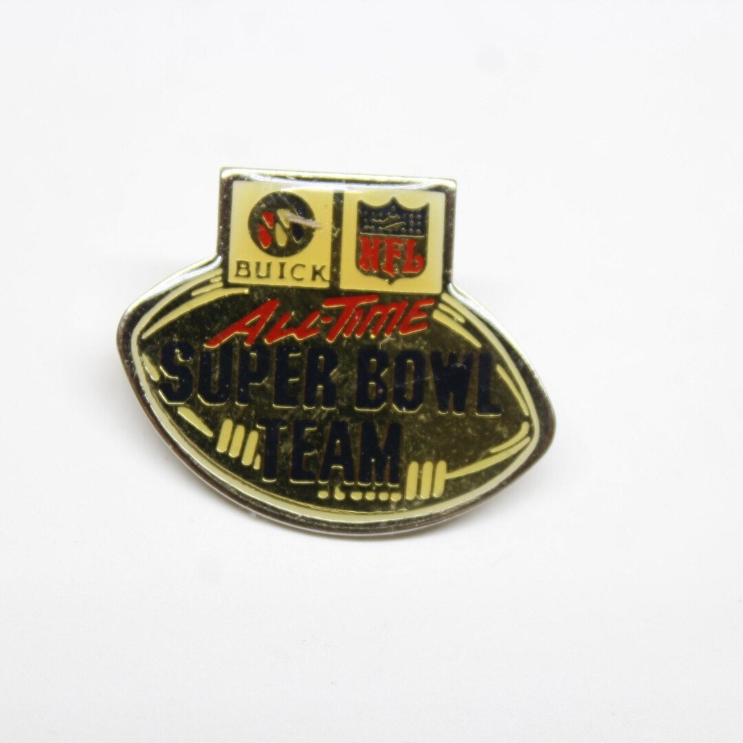 NFL All-time Super Bowl Team Buick Pin 1990 Lapel Enamel Collectible - Etsy