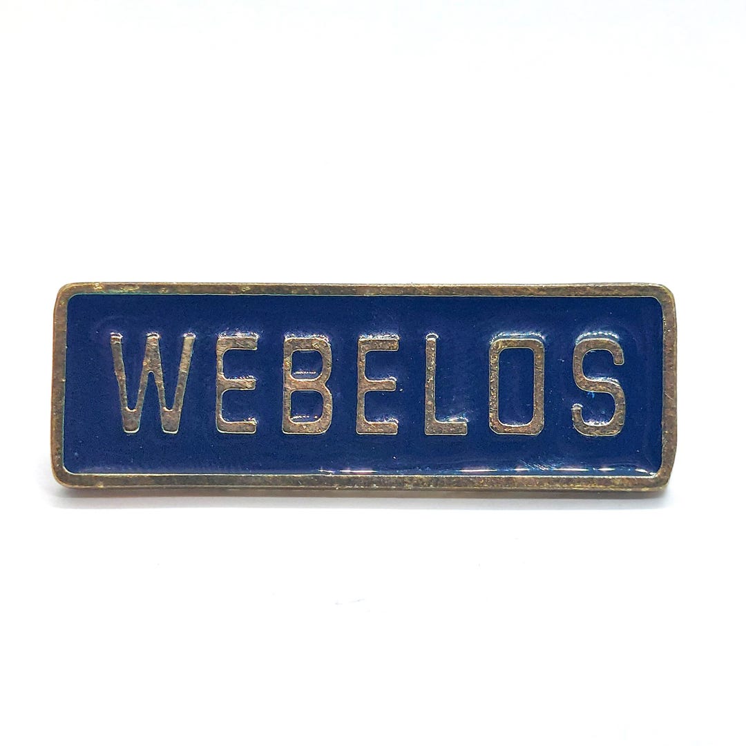 Webelos Scouts Nameplate Pin Cub Scout Youth Program Collectible ...