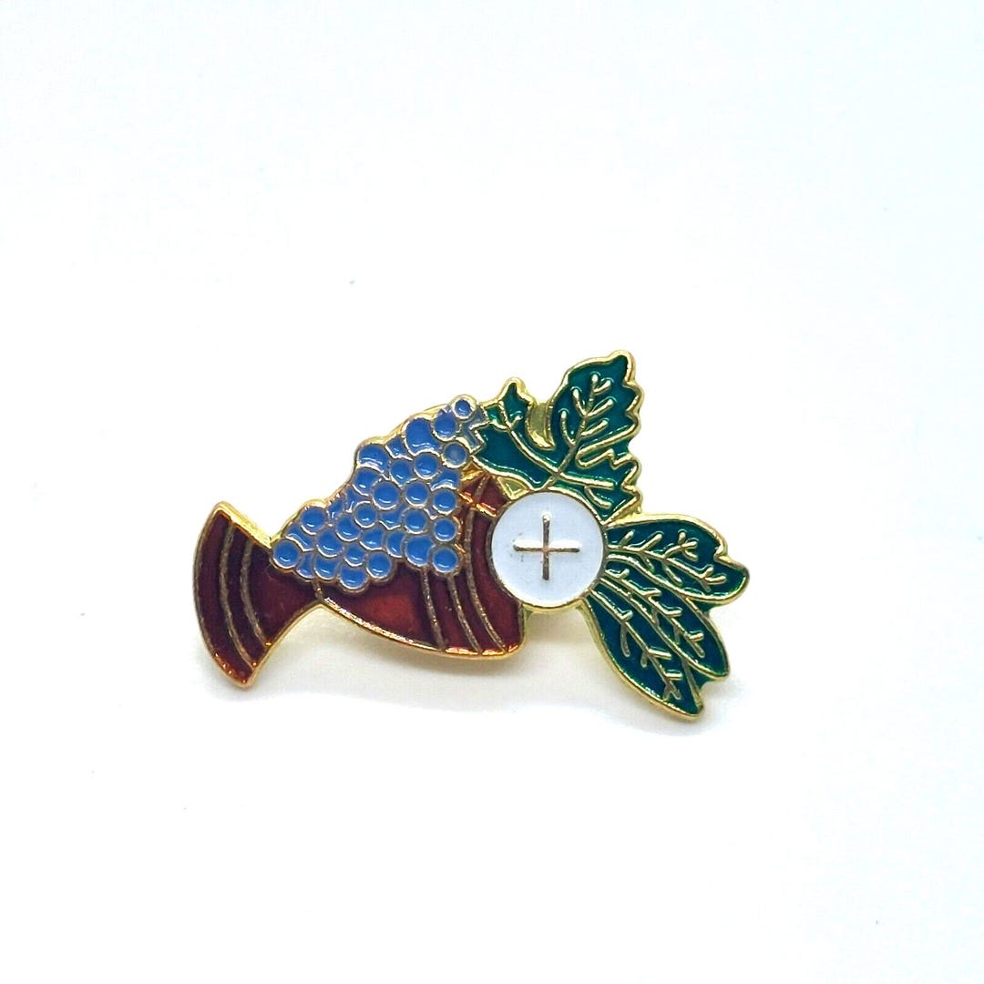 Catholic First Communion Chalice Pin Lapel Enamel Collectible - Etsy