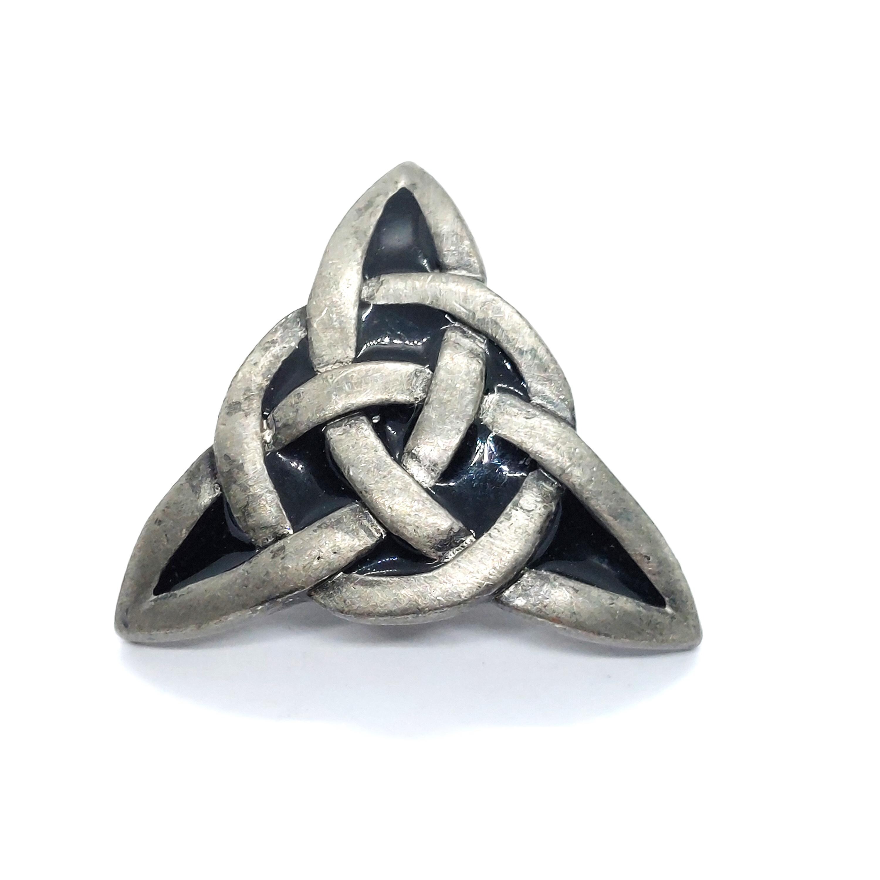 Celtic Trinity Knot Triquetra Pin Brooch Lapel Metal Spiritual ...