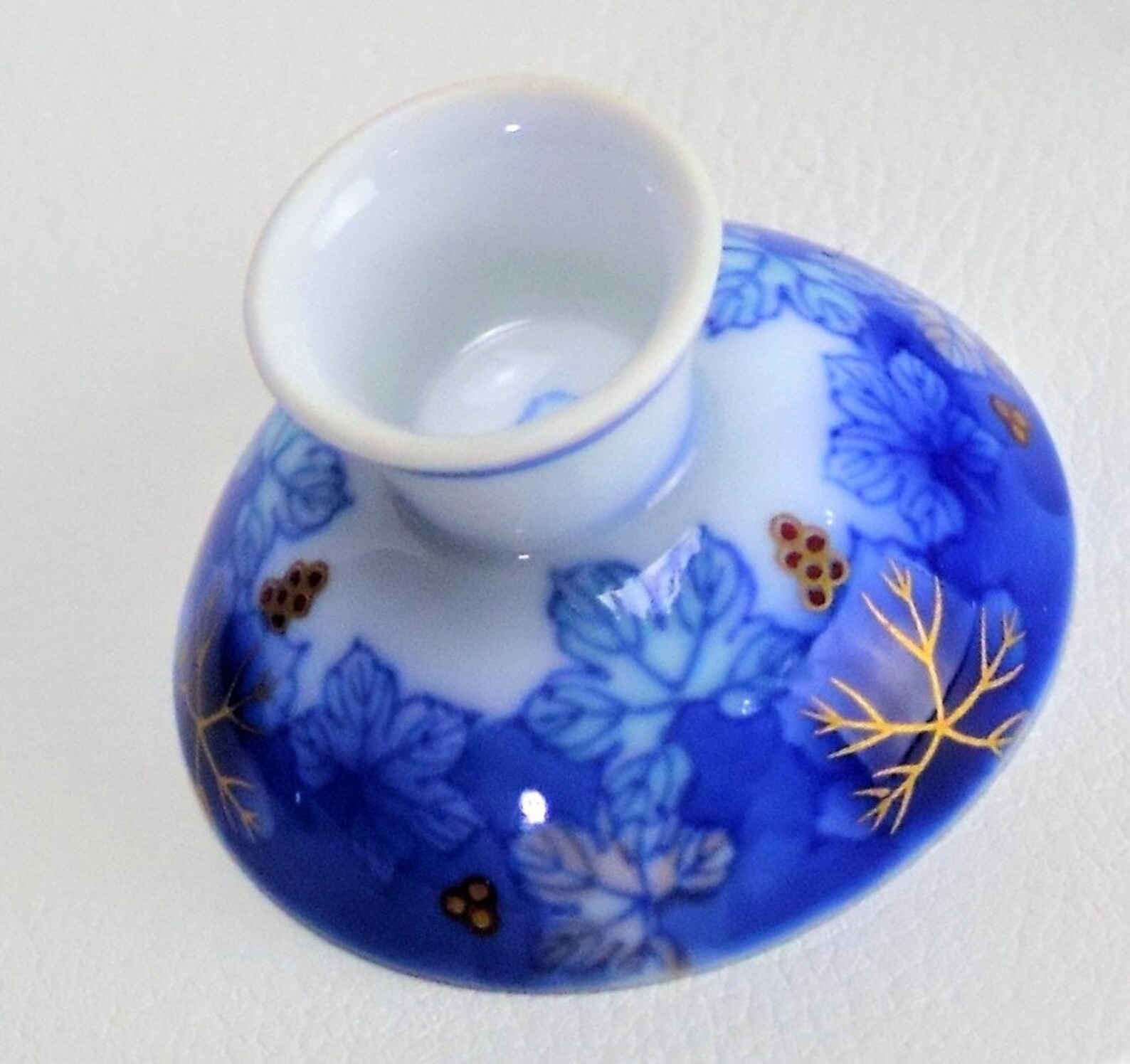 Vintage Fukagawa Sake Set Grape Motif Japanese Porcelain - Etsy