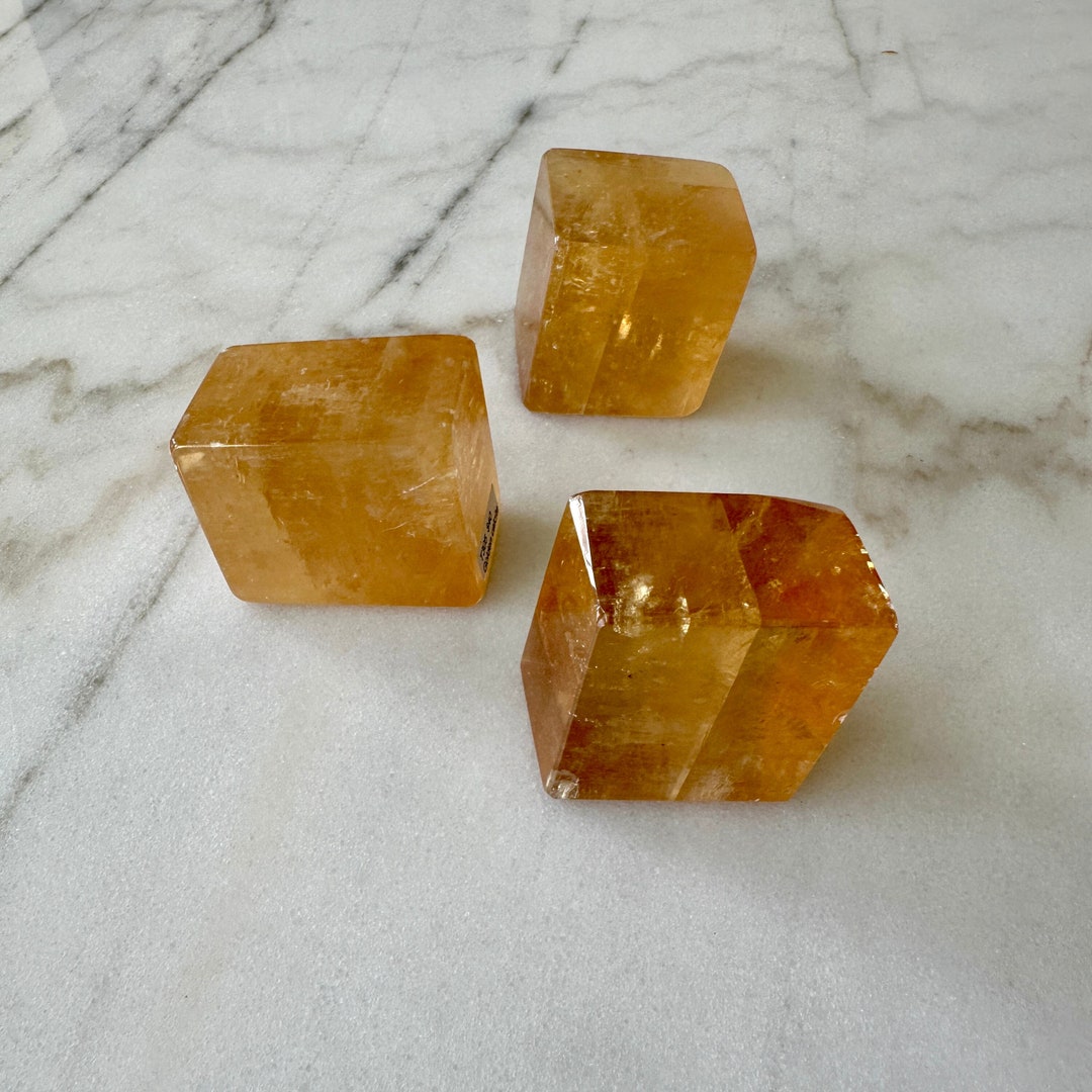 Golden Optical Calcite Parallelograms T302E-T305E-T306E - Etsy