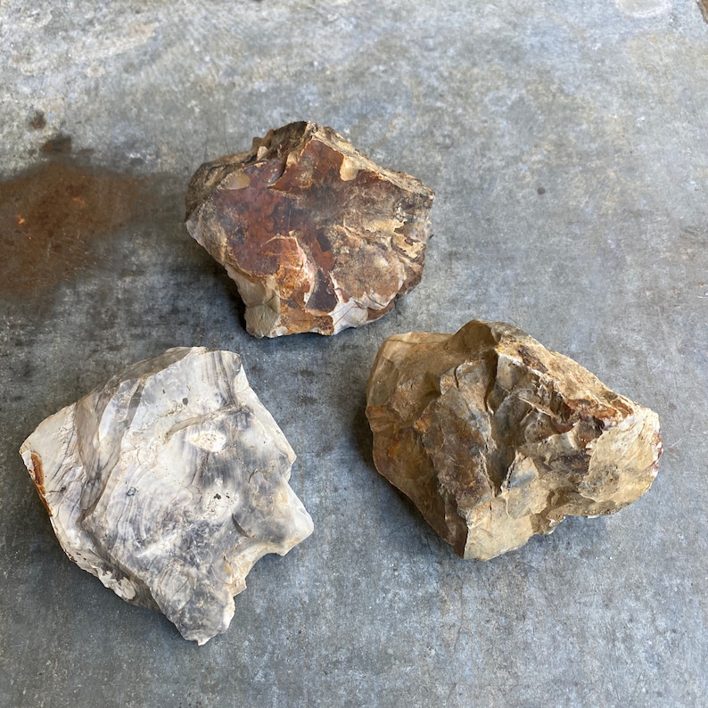 Raw flint stones WS8250D WS8250C WS8251D | Etsy