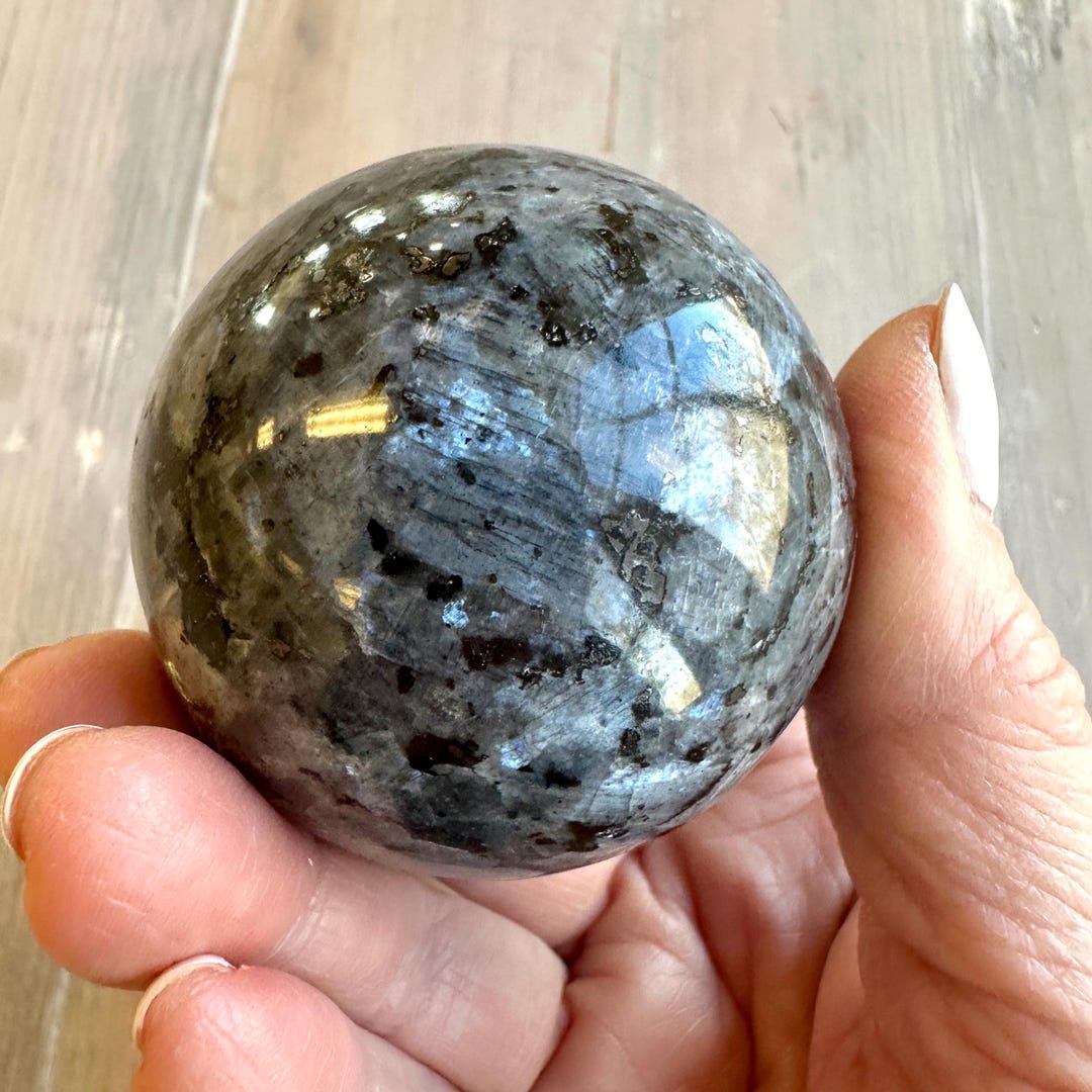 Larvikite Sphere C146E - Etsy