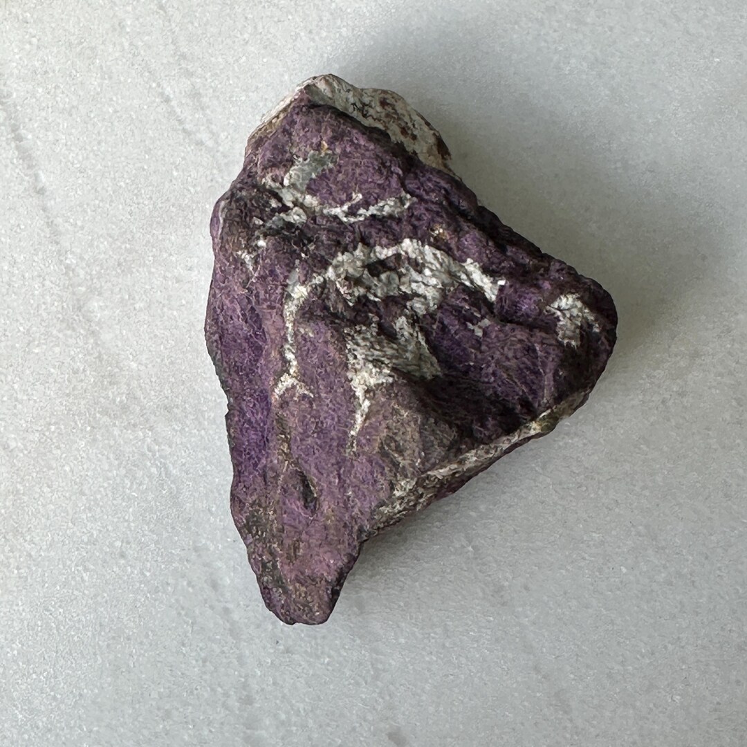 Purpurite Raw Stone - T213E - Etsy