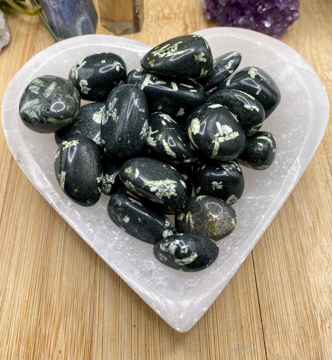 Tumbled Chinese Writing Stone - Etsy