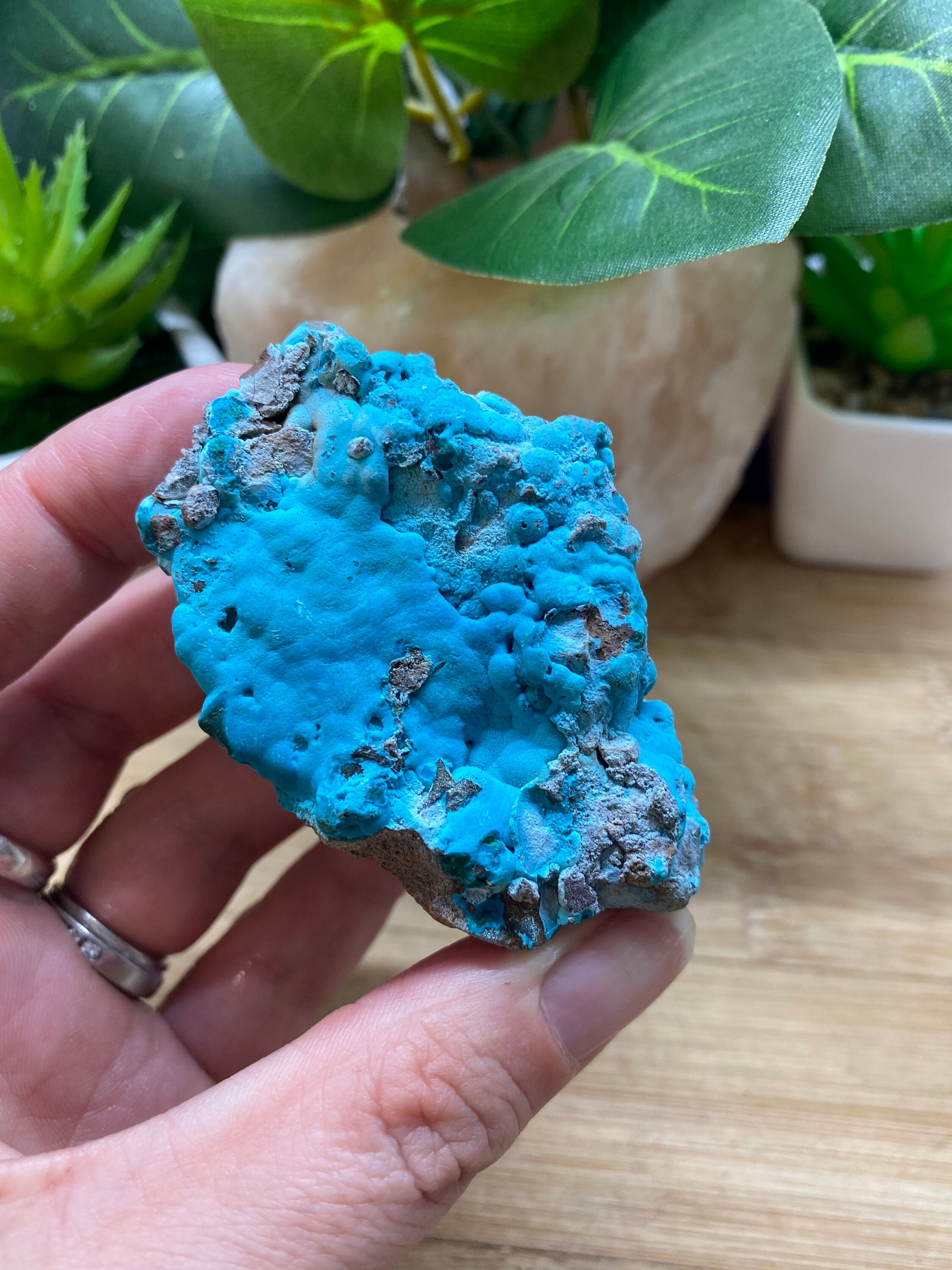 Natural Chrysocolla raw crystal CHRYS3