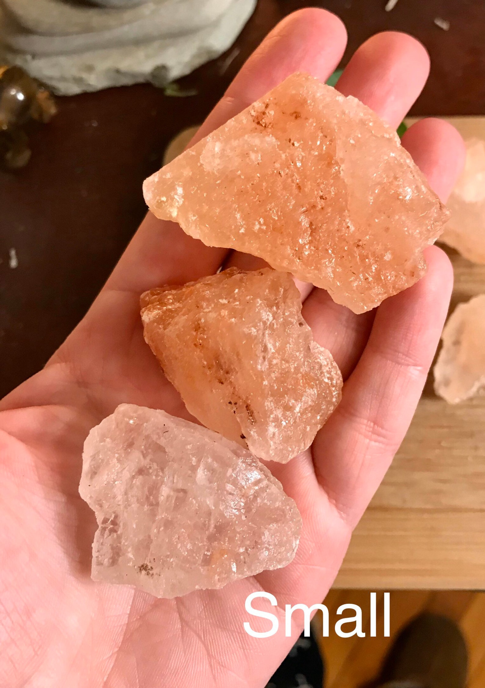 Natural Himalayan Salt Crystal Stone Healing Halite - Etsy