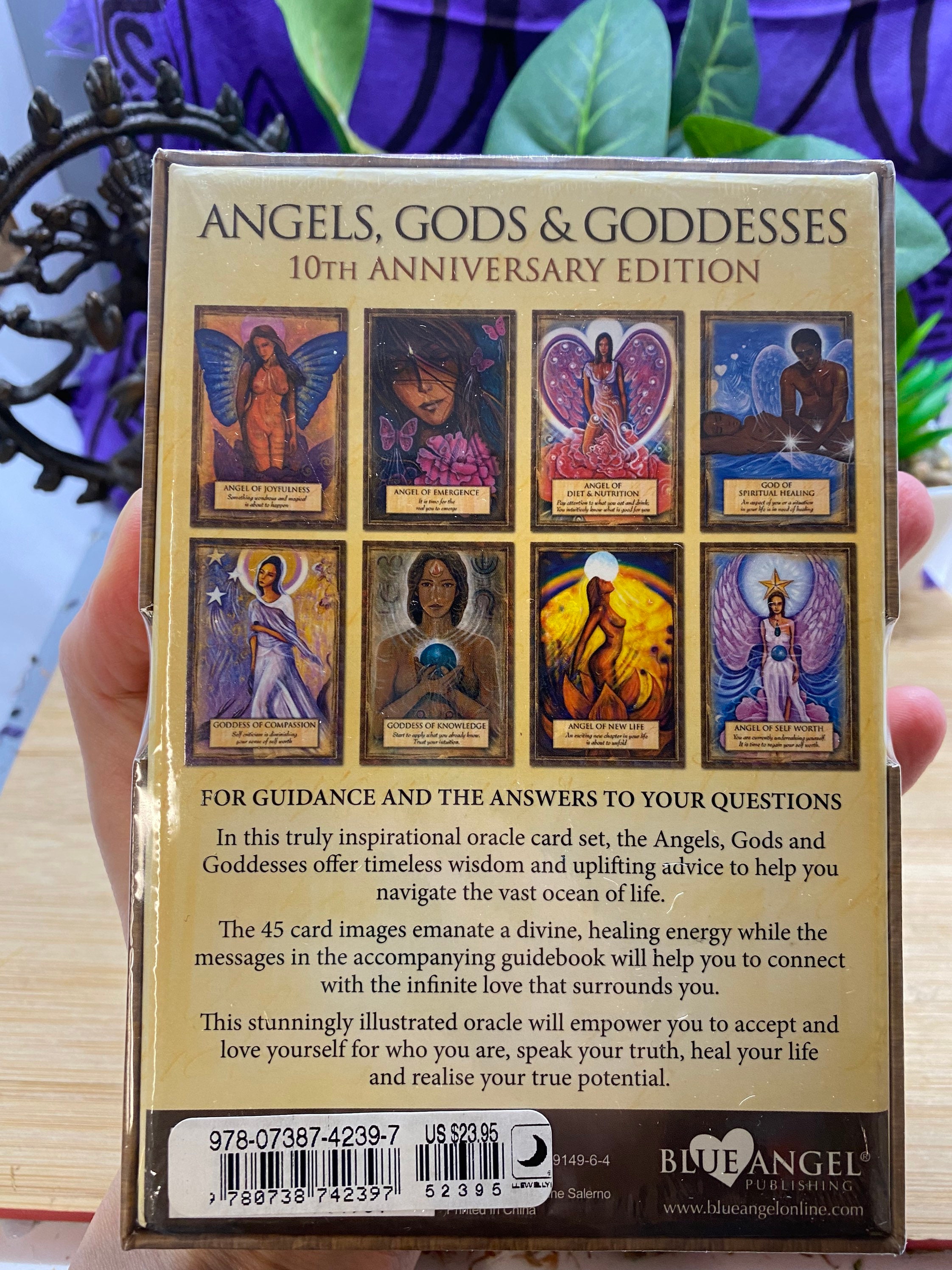 Angels, Gods, and Goddesses Oracle (deck and book) by Toni Carmine Salerno
