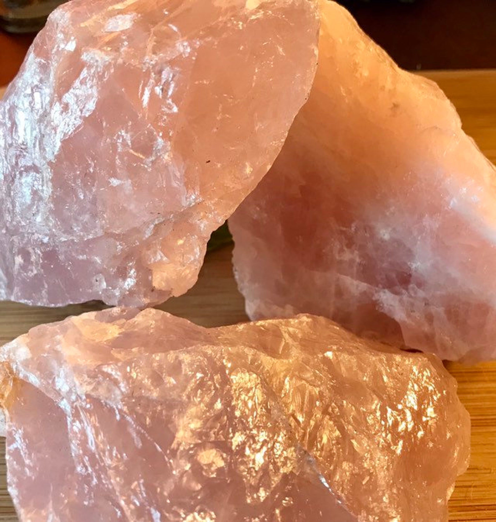 Raw Rose Quartz crystal geode healing cluster love healing | Etsy