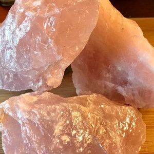 Raw Rose Quartz Crystal Geode Healing Cluster Love Healing SME24 - Etsy