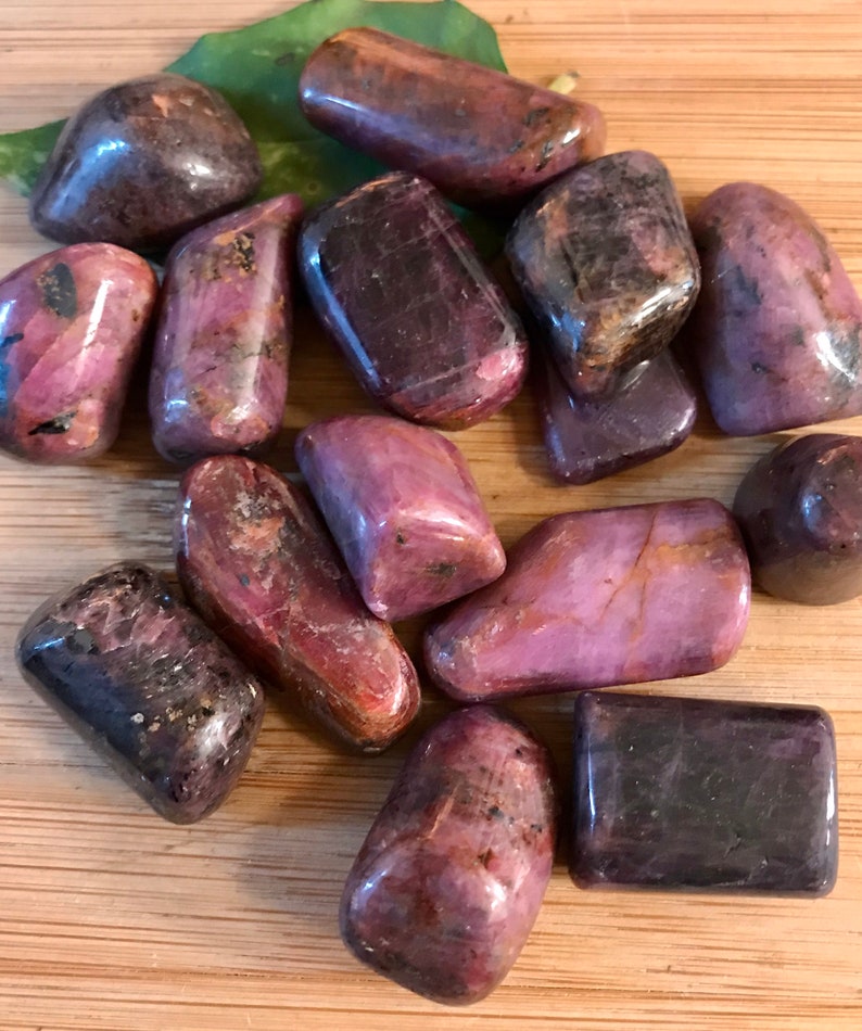 Polished Ruby Tumbled Crystal Healing Premium - Etsy
