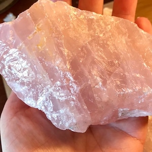 Raw Rose Quartz Crystal Geode Healing Cluster Love Healing SME24 - Etsy