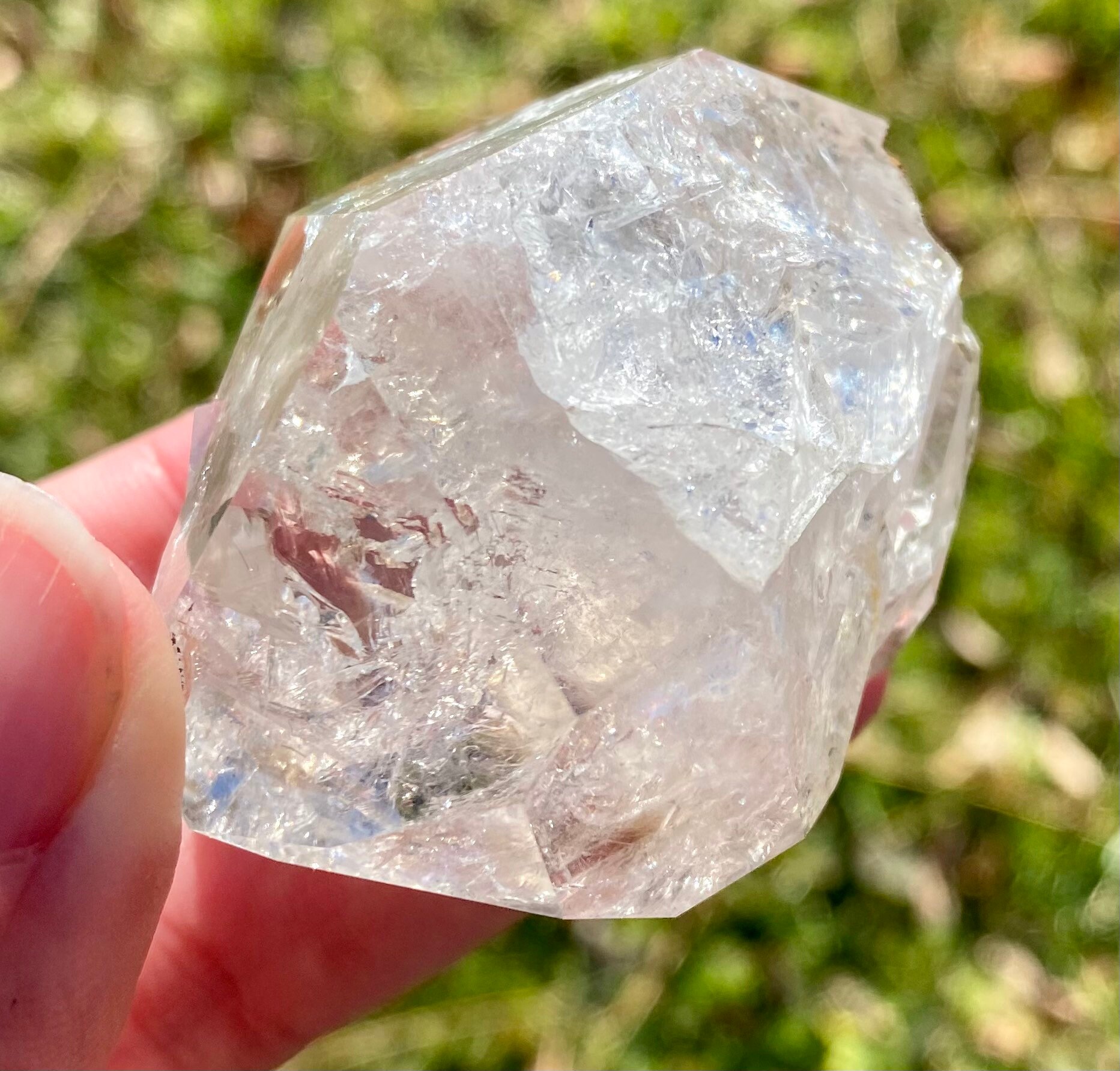 Herkimer Diamond crystal geode cluster HERK30