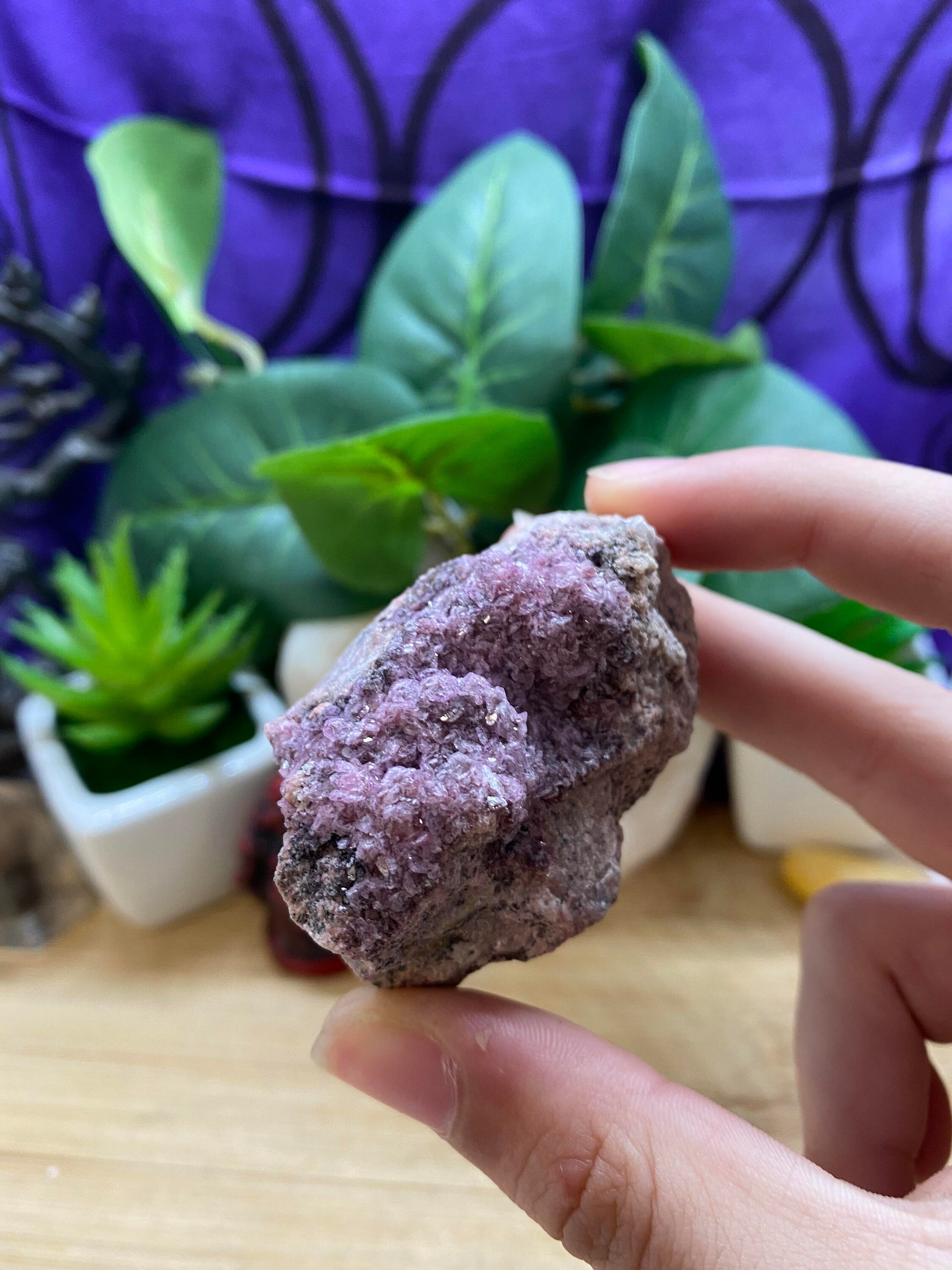 Natural Cobaltoan Calcite specimen crystal COB4