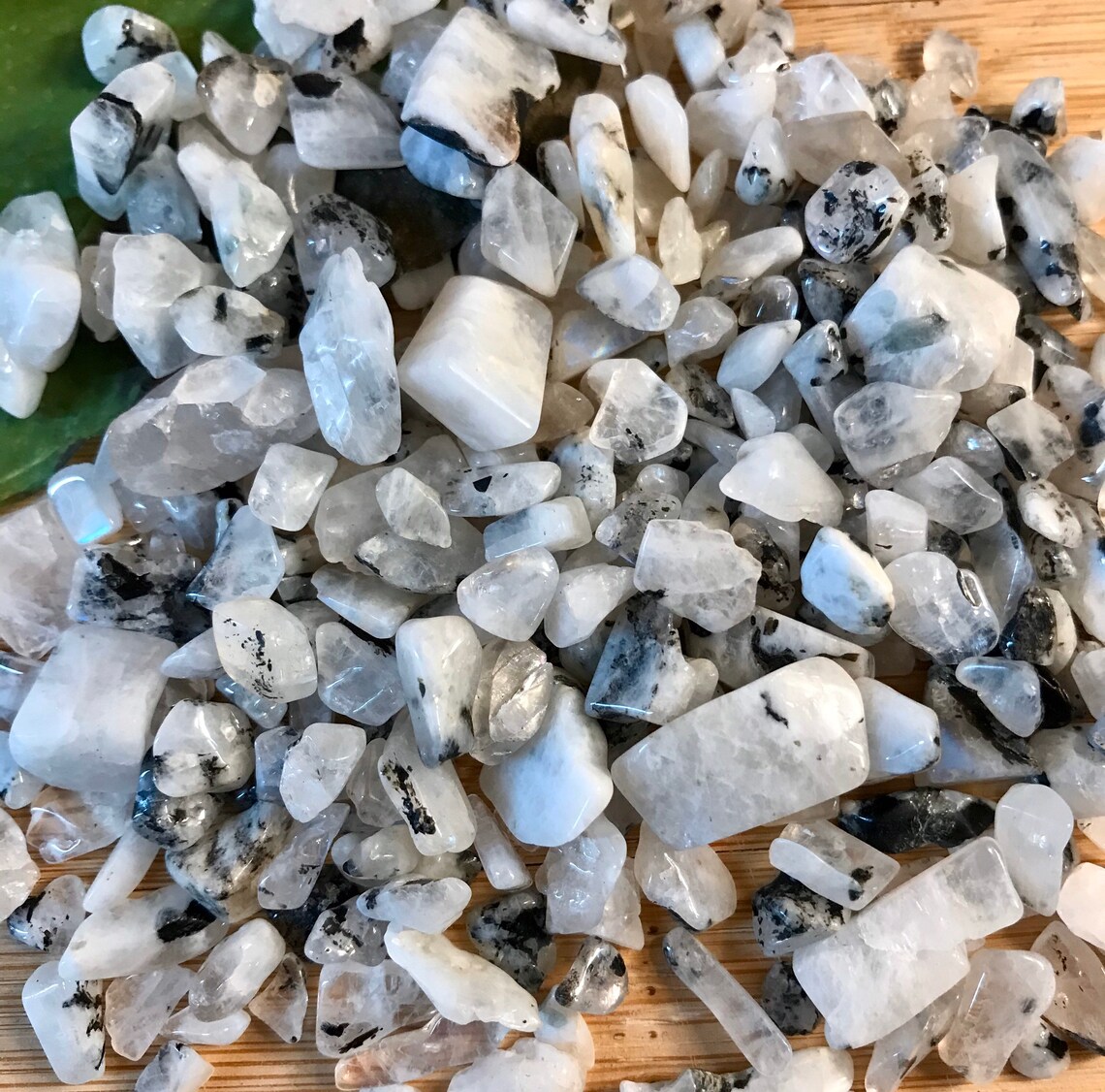 Rainbow Moonstone Chips Tumbled Gift Bag Jewelry Making Crafts Crafting ...