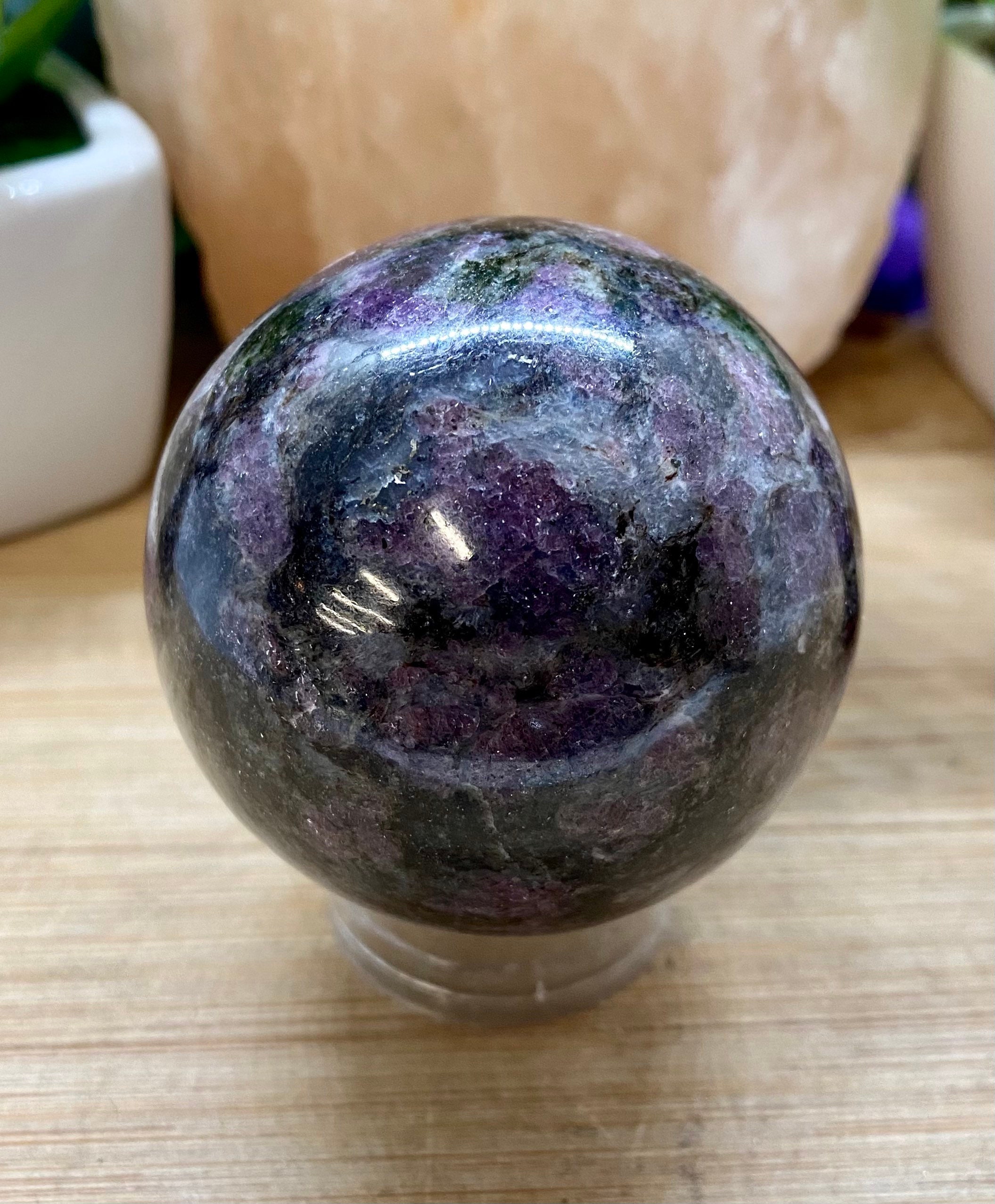 Spinel sphere crystal ball PG1 Shelf 4