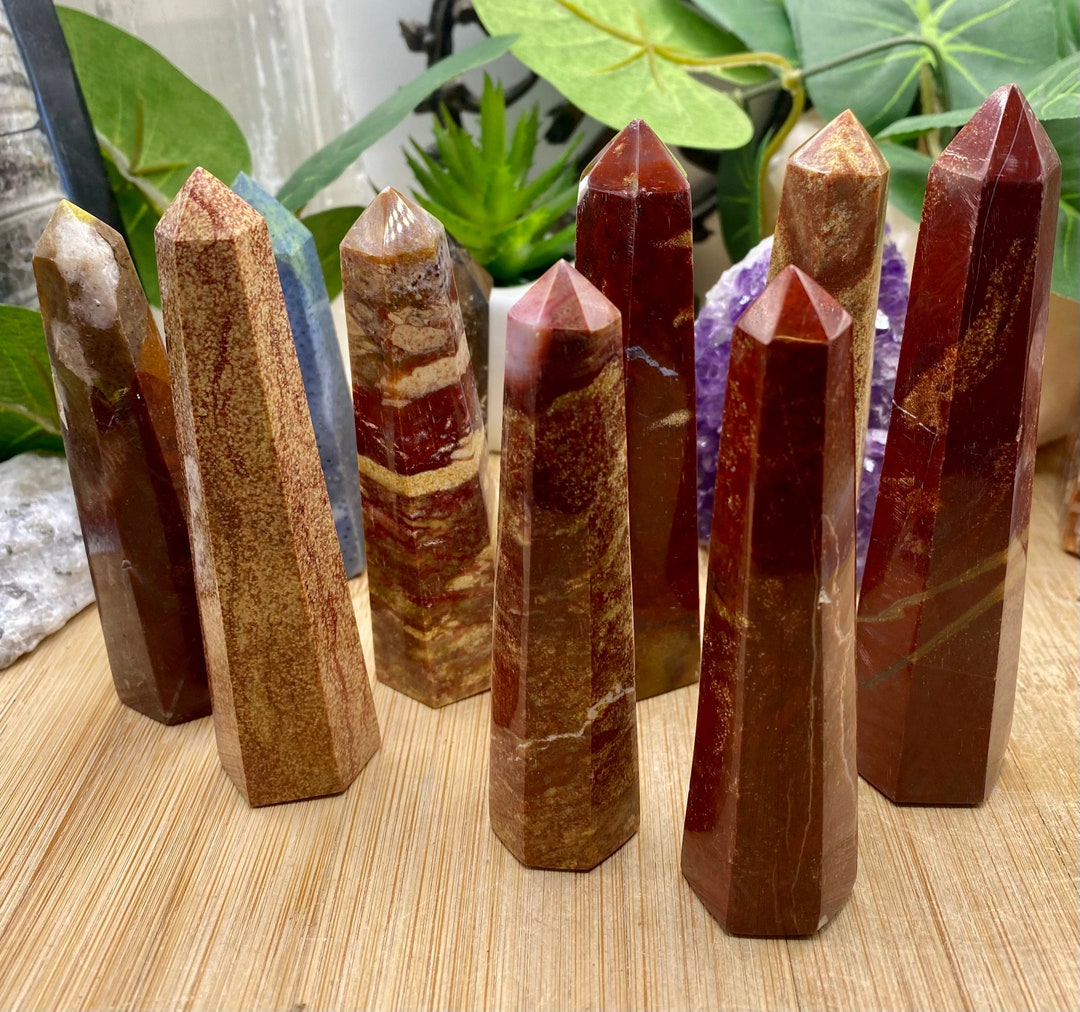 Petrified Wood Tower Point Obelisk - Etsy