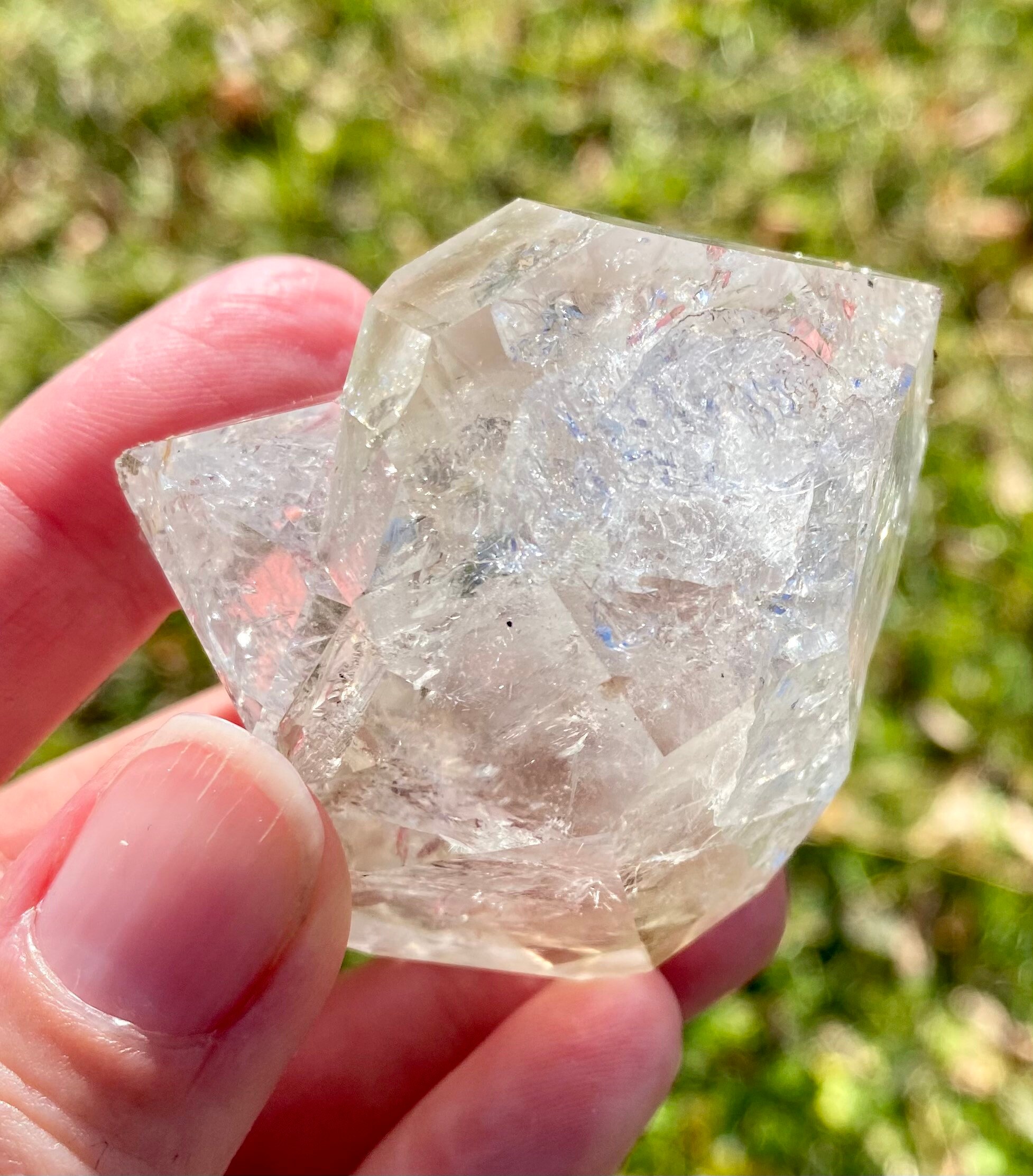 Herkimer Diamond crystal geode cluster HERK30