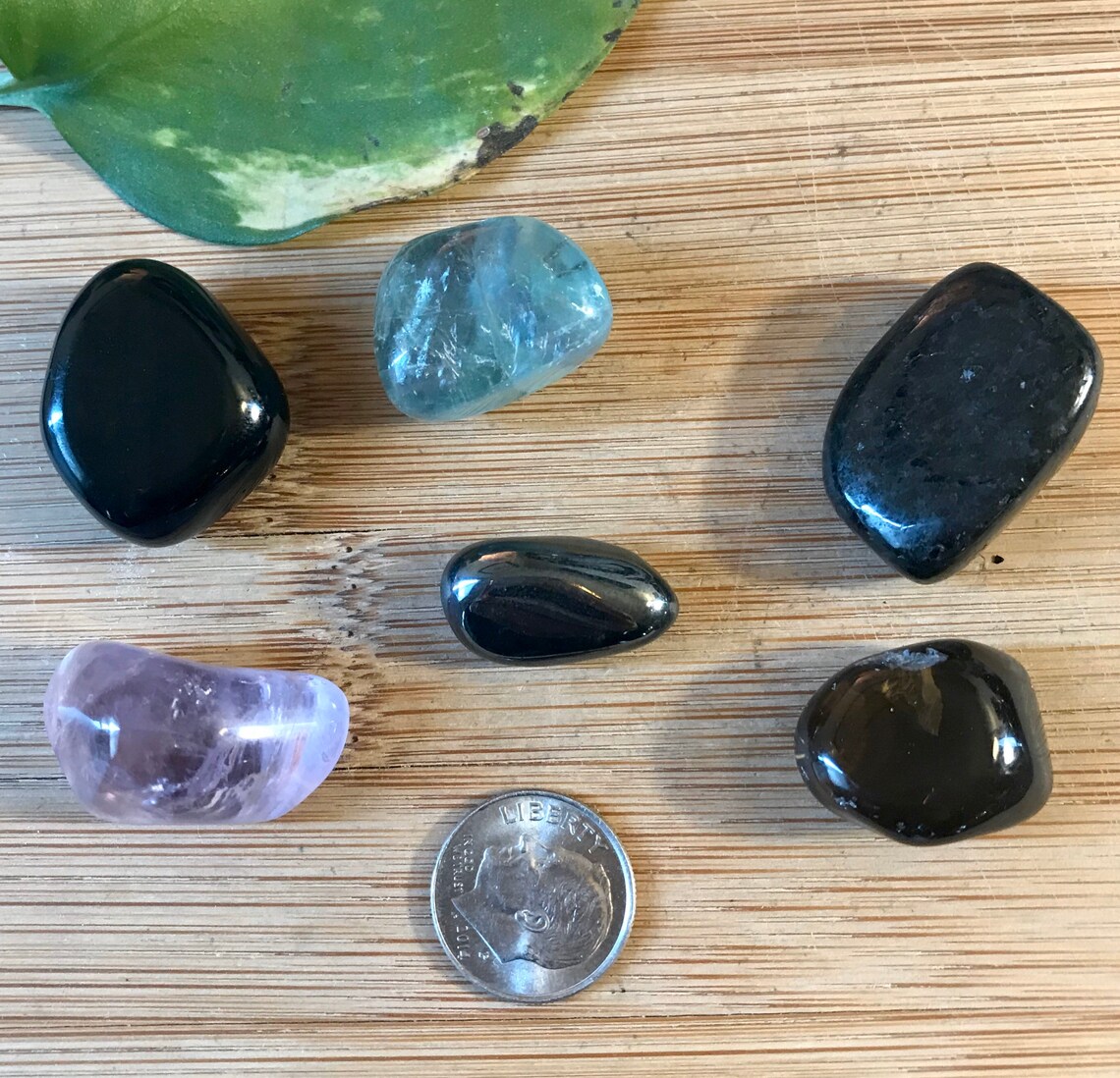 Empath Protection and Grounding Pocket Crystal Stone Set Tumbled SME24 ...