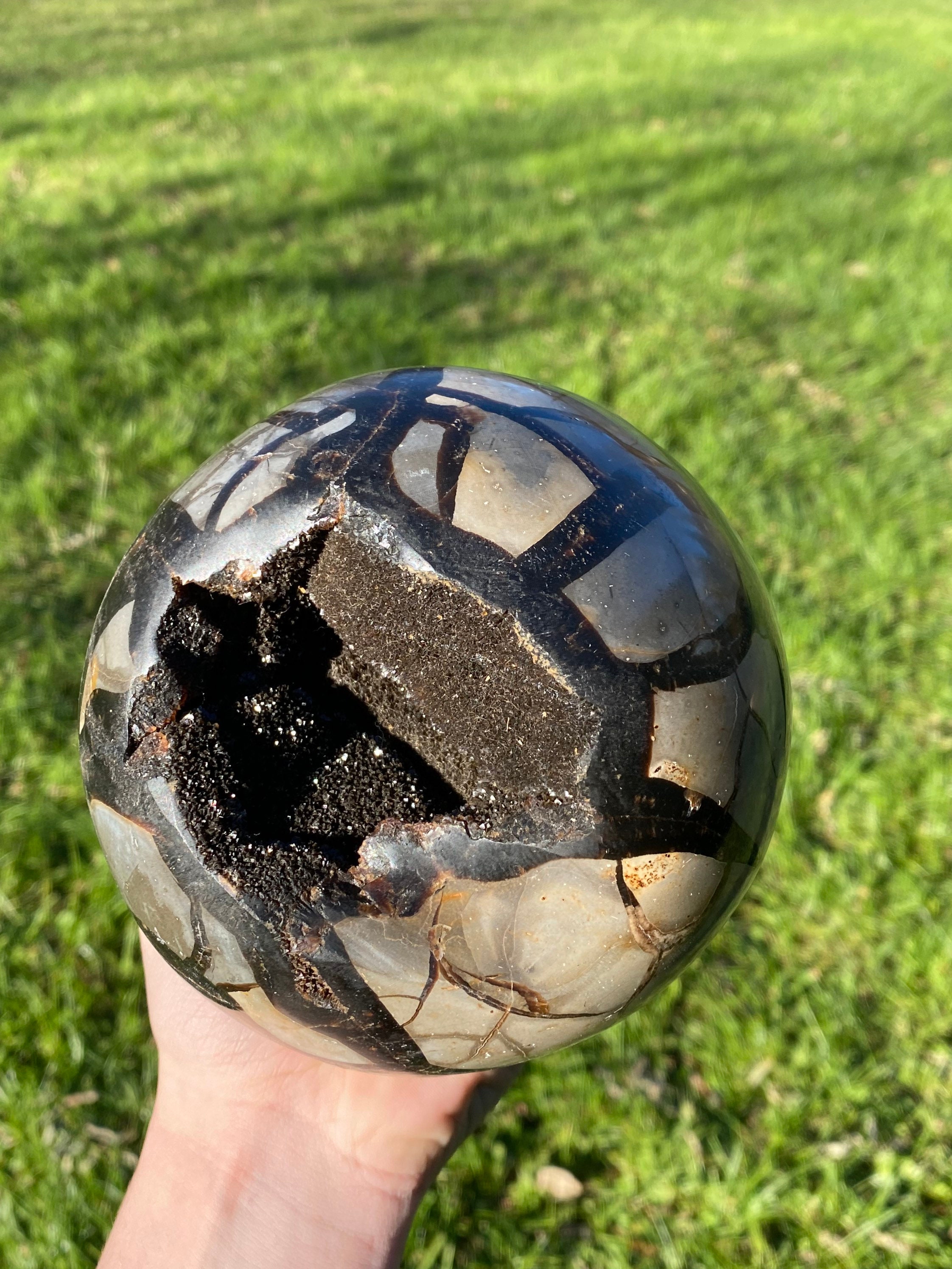 Large Septarian Sphere MSEPS1