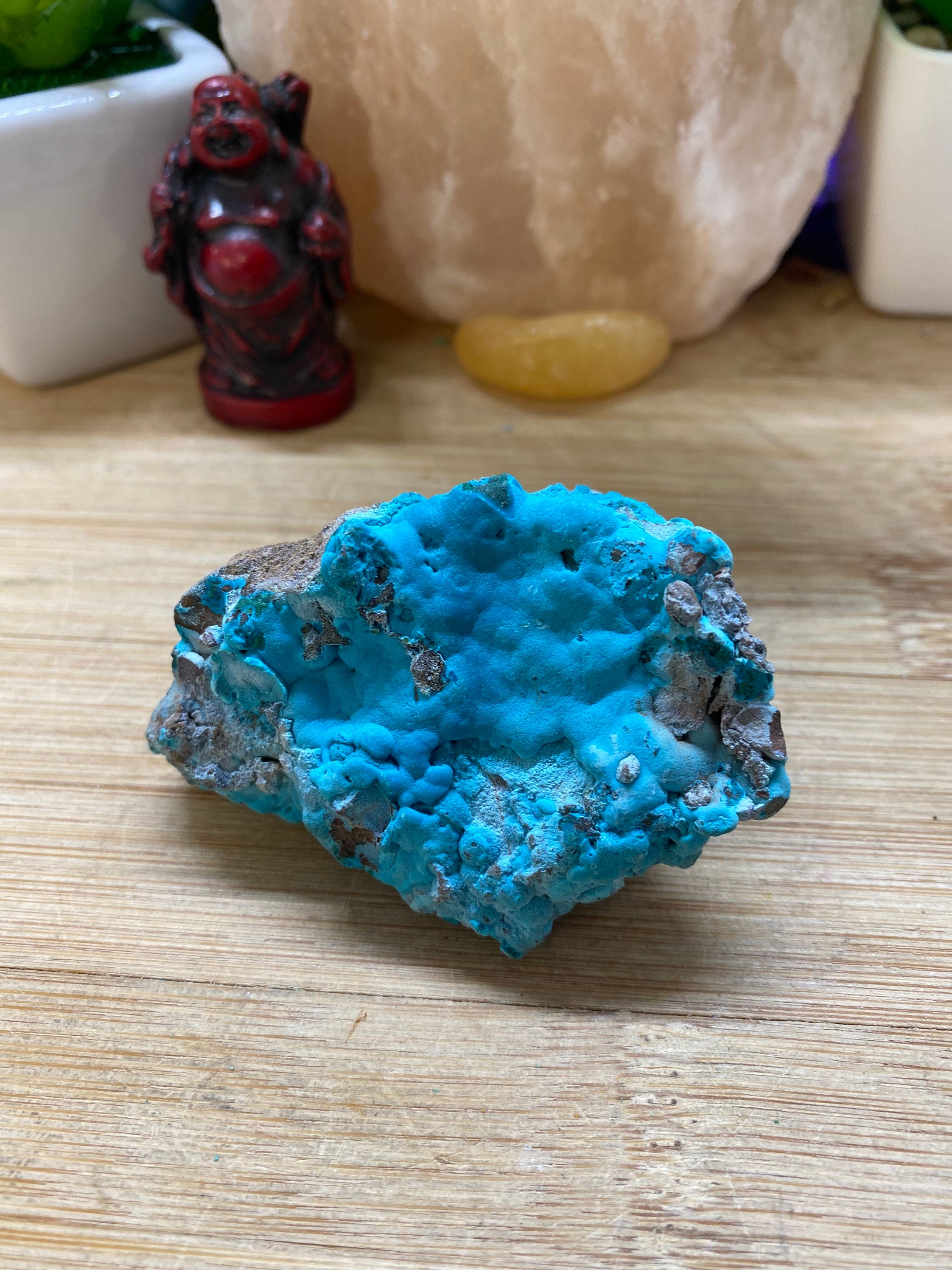 Natural Chrysocolla raw crystal CHRYS3