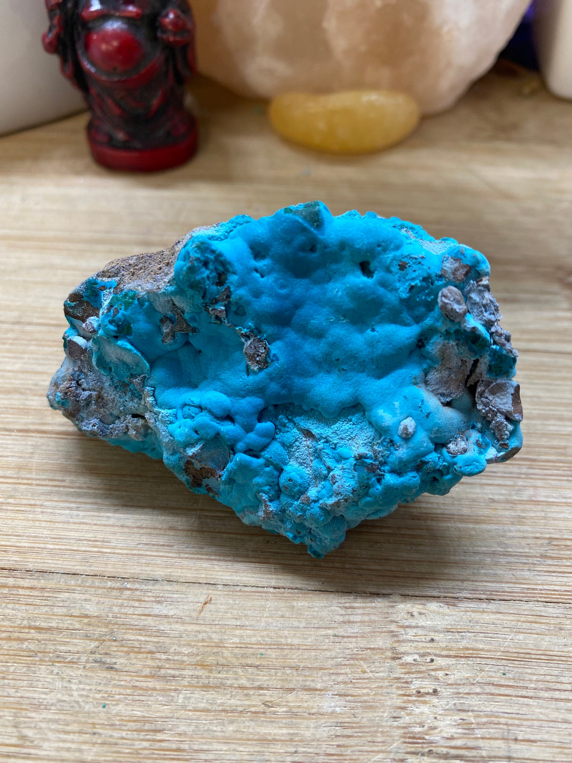 Natural Chrysocolla raw crystal CHRYS3