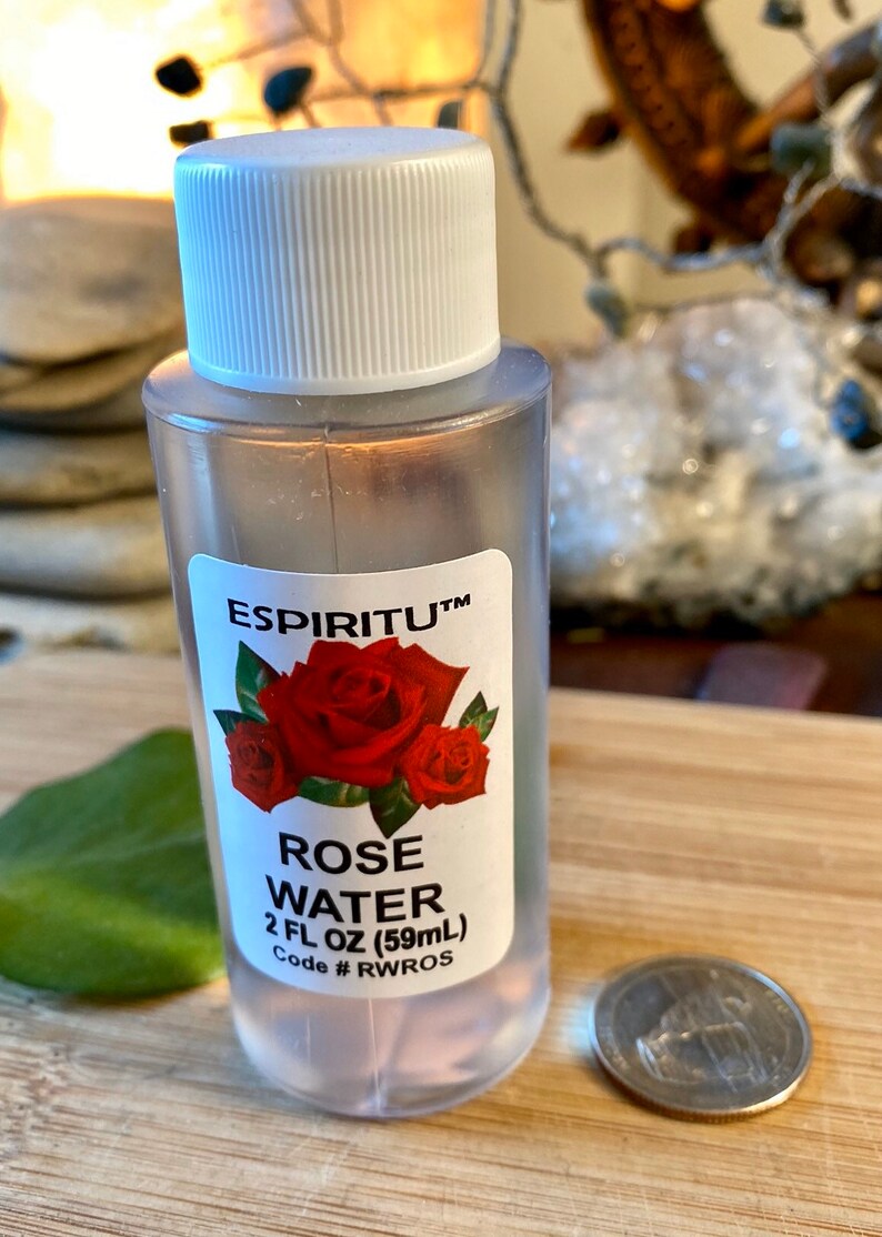 Rose water 2oz bottle | Etsy